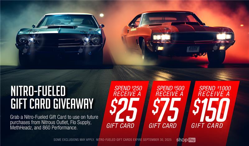 Nitro-Fueled Gift Card Giveaway – Nitrous Outlet
