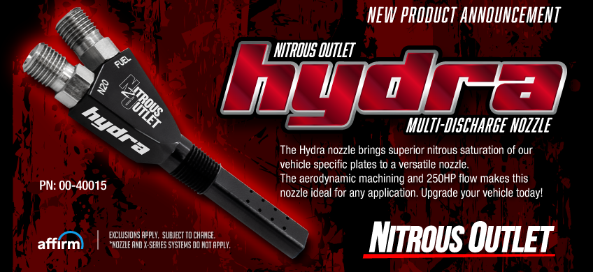 NEW Hydra Multi-Discharge Nitrous Nozzle – Nitrous Outlet