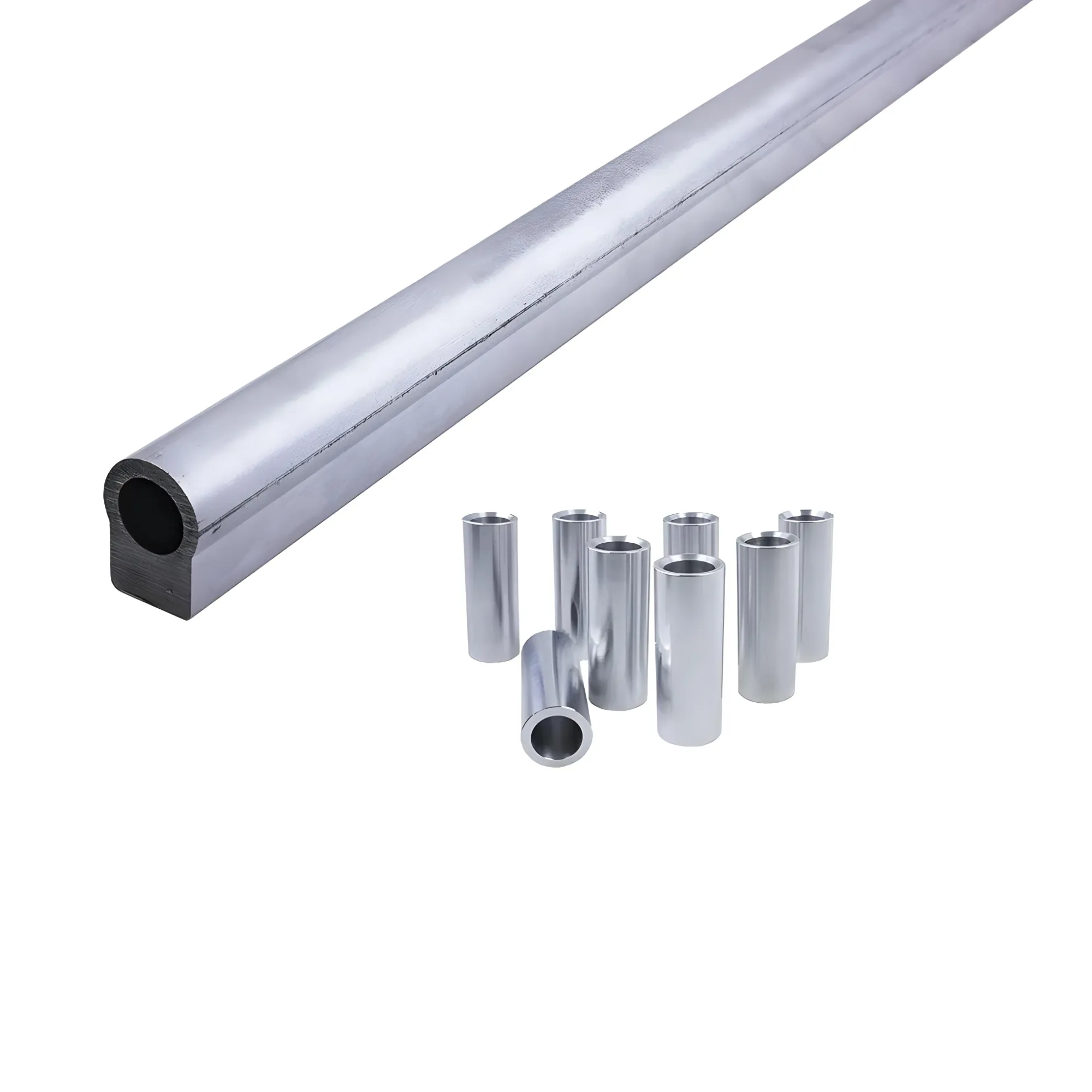 Manifold EFI Conversion Kit - 11/16" ID Rail 48" Long & 8 Weld-In Inje ...