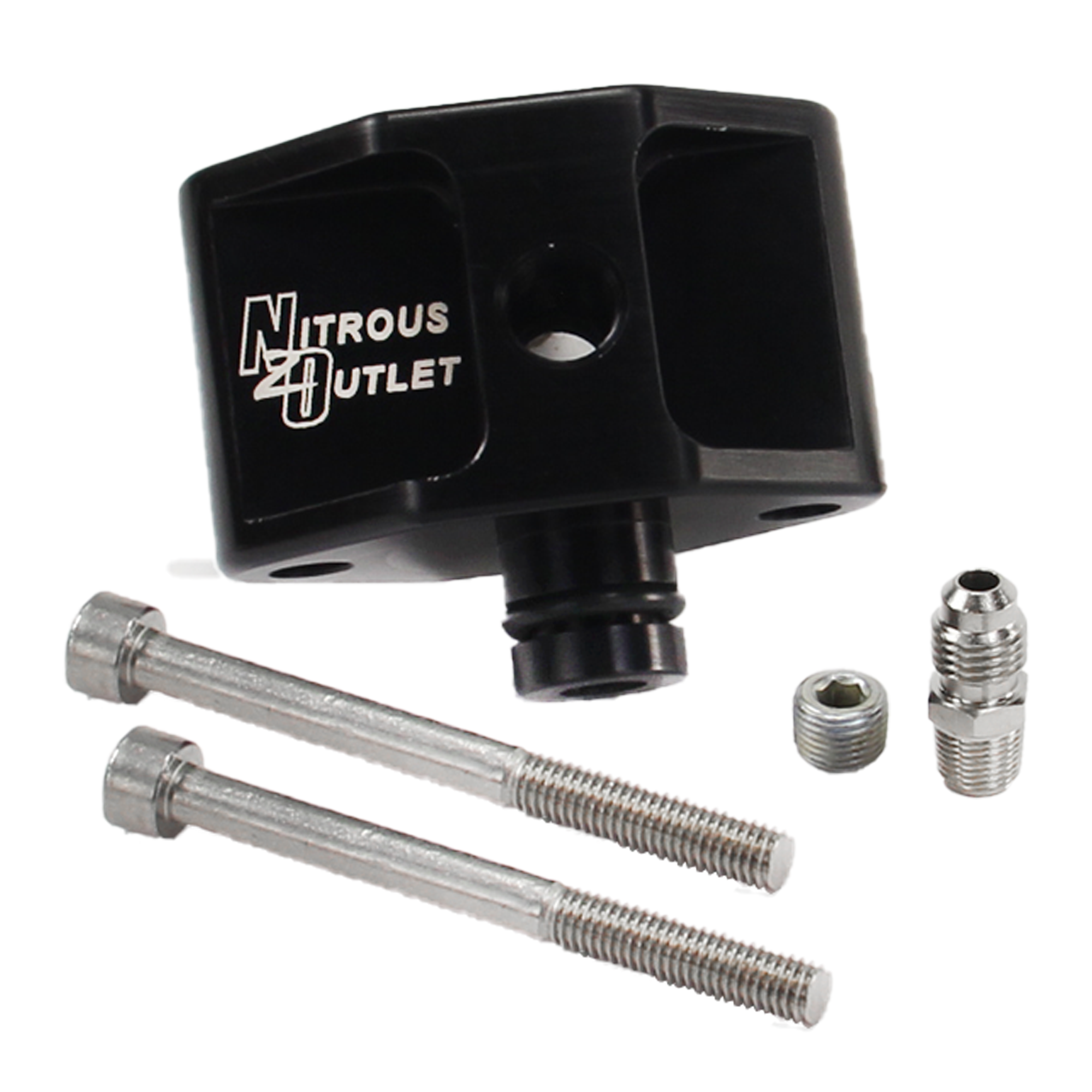 Ford 05-10 4.6/5.4L 3V Billet Fuel Rail Adapter – Nitrous Outlet