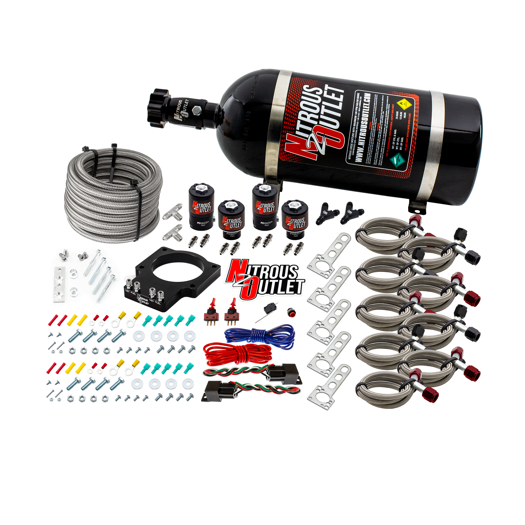 GM 92mm LSX Dual Stage Plate System – Nitrous Outlet