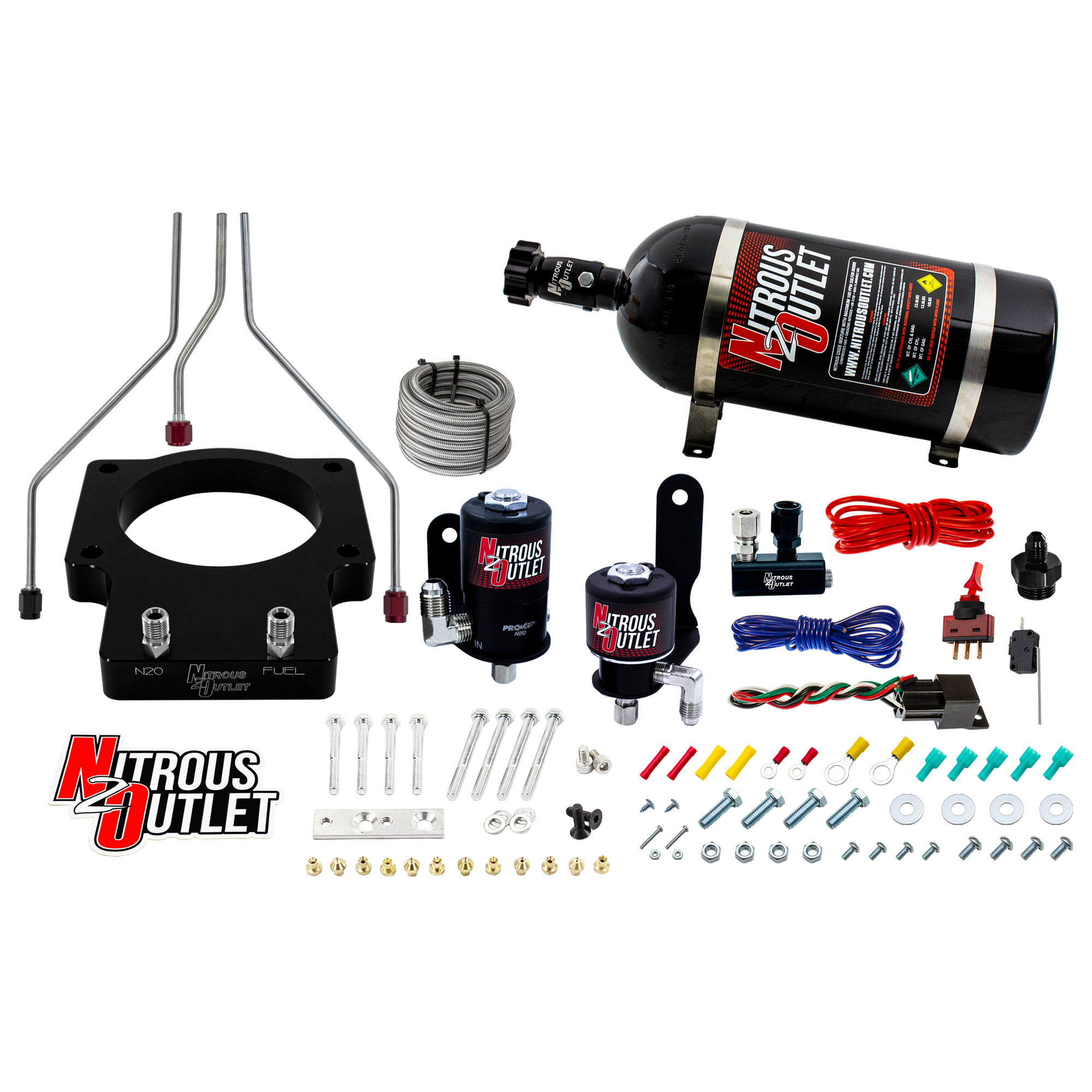 GM 98-02 F-body 92mm FAST Intake Plate System – Nitrous Outlet