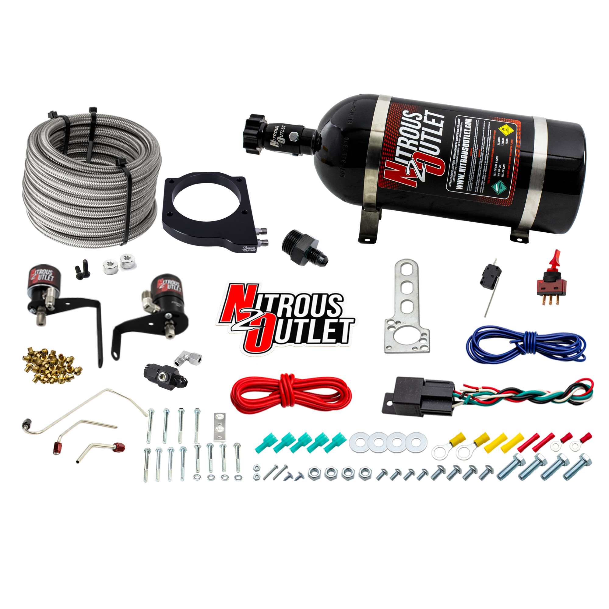 102mm FAST Intake Hard-Lined Plate System with Aftermarket Fuel Rails ...