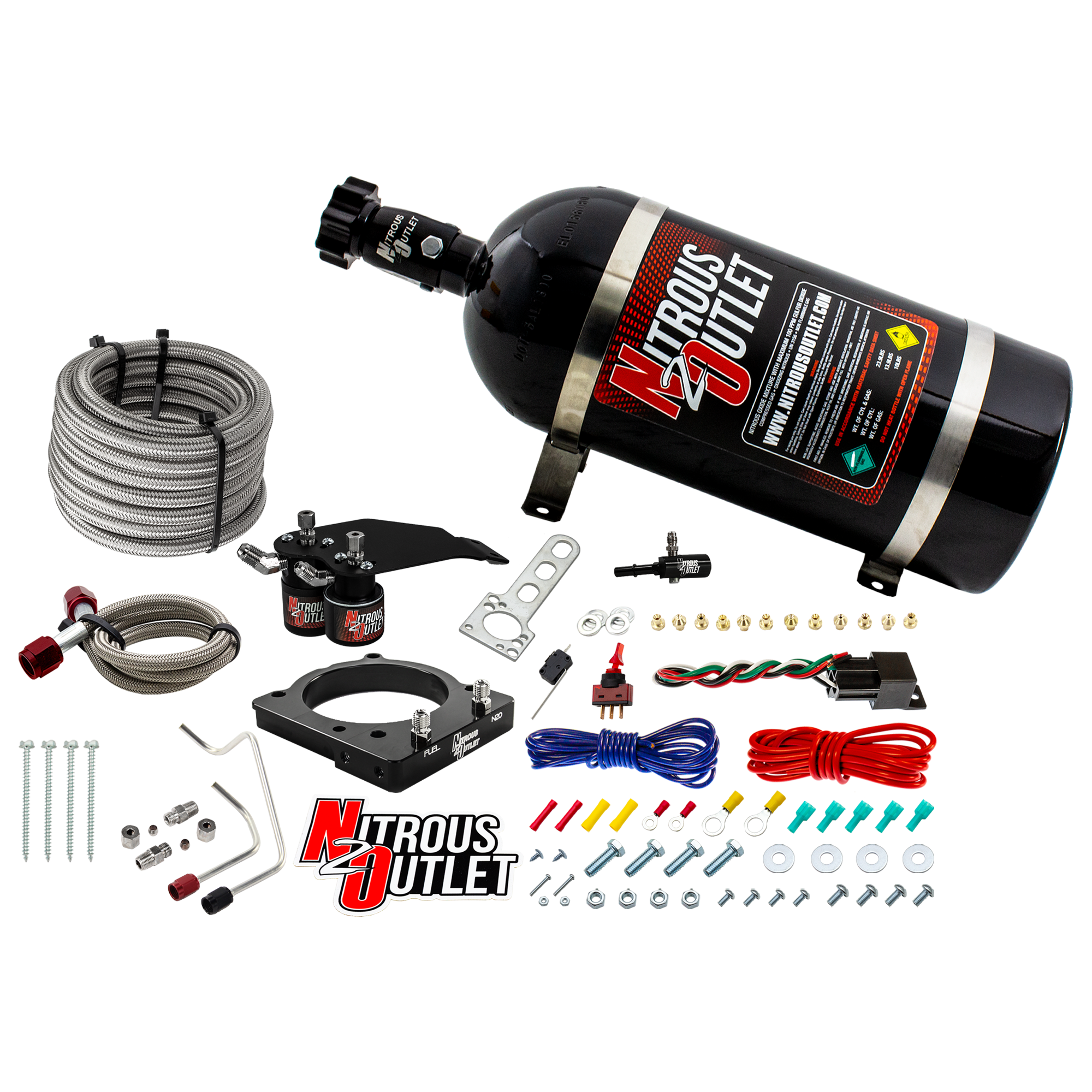 Mopar 85mm 6.4L Hemi Hardline Plate System – Nitrous Outlet