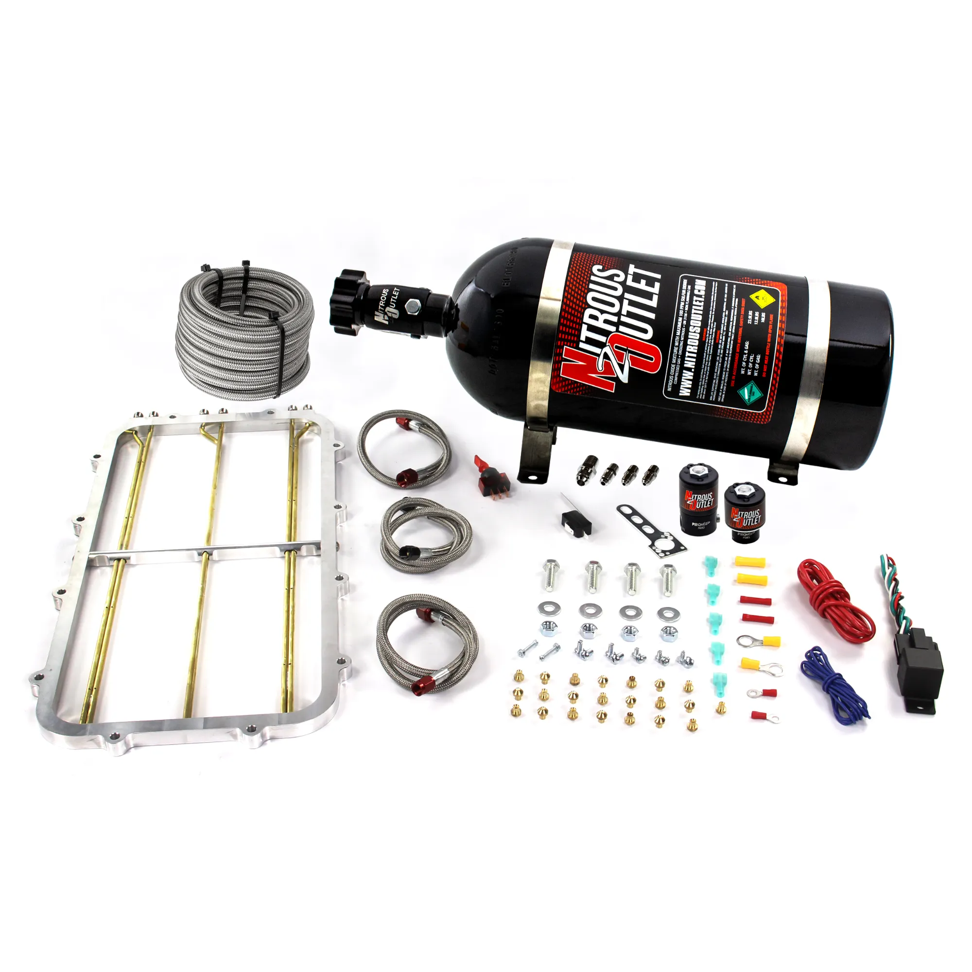 Holley Hi Ram Single Stage Nitrous Spacer Plate System – Nitrous Outlet