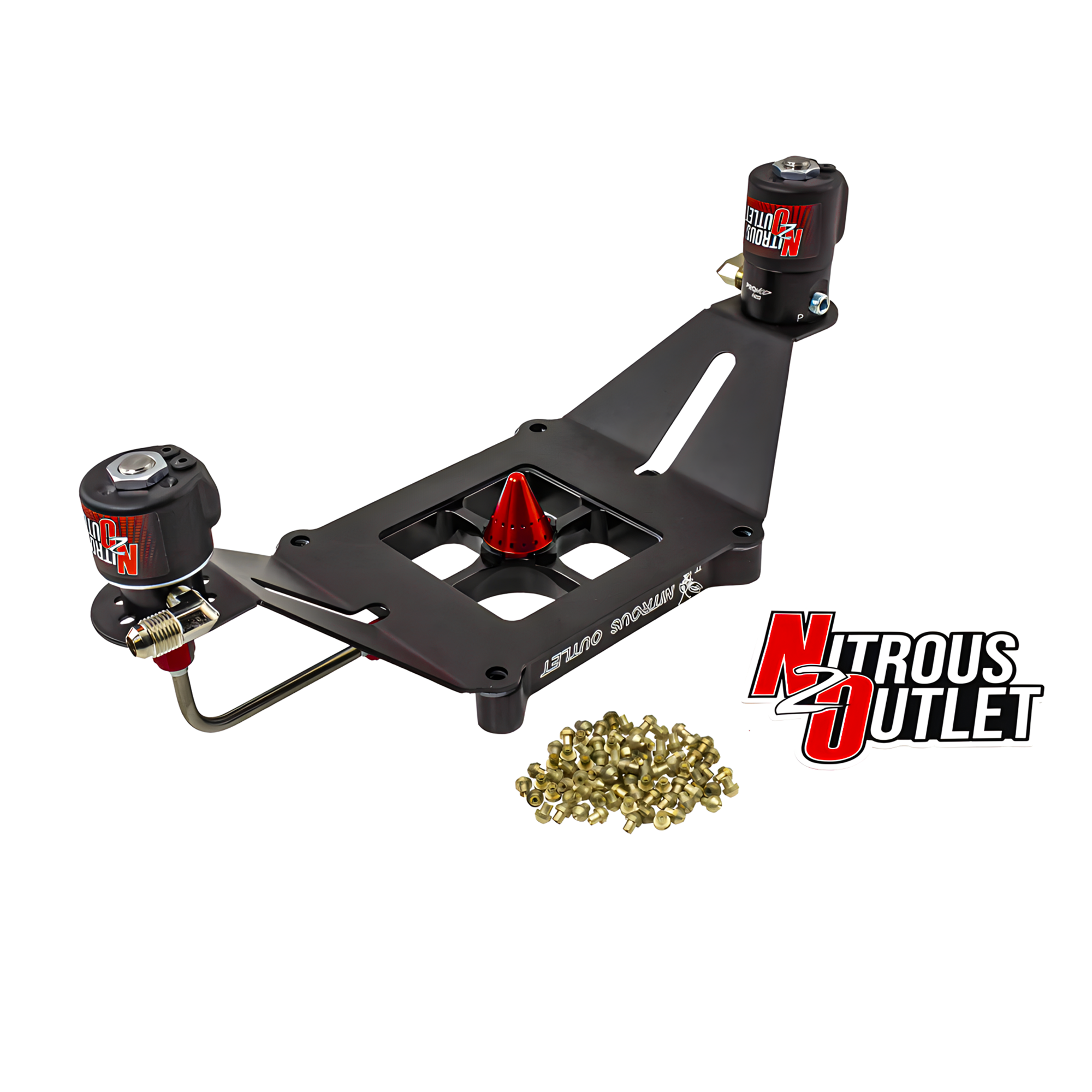 Stinger 2 Standard Wet 4150 Deep Break Solenoids Forward Nitrous Plate ...