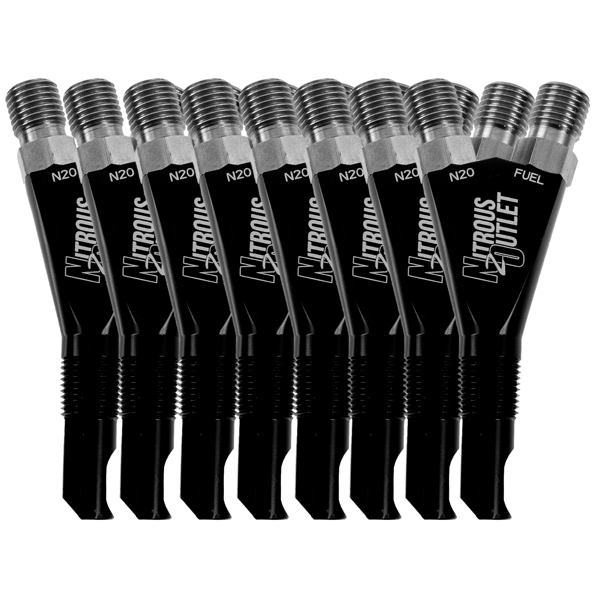 1/8NPT 90° Wet Nitrous Nozzle - 8 Pack – Nitrous Outlet