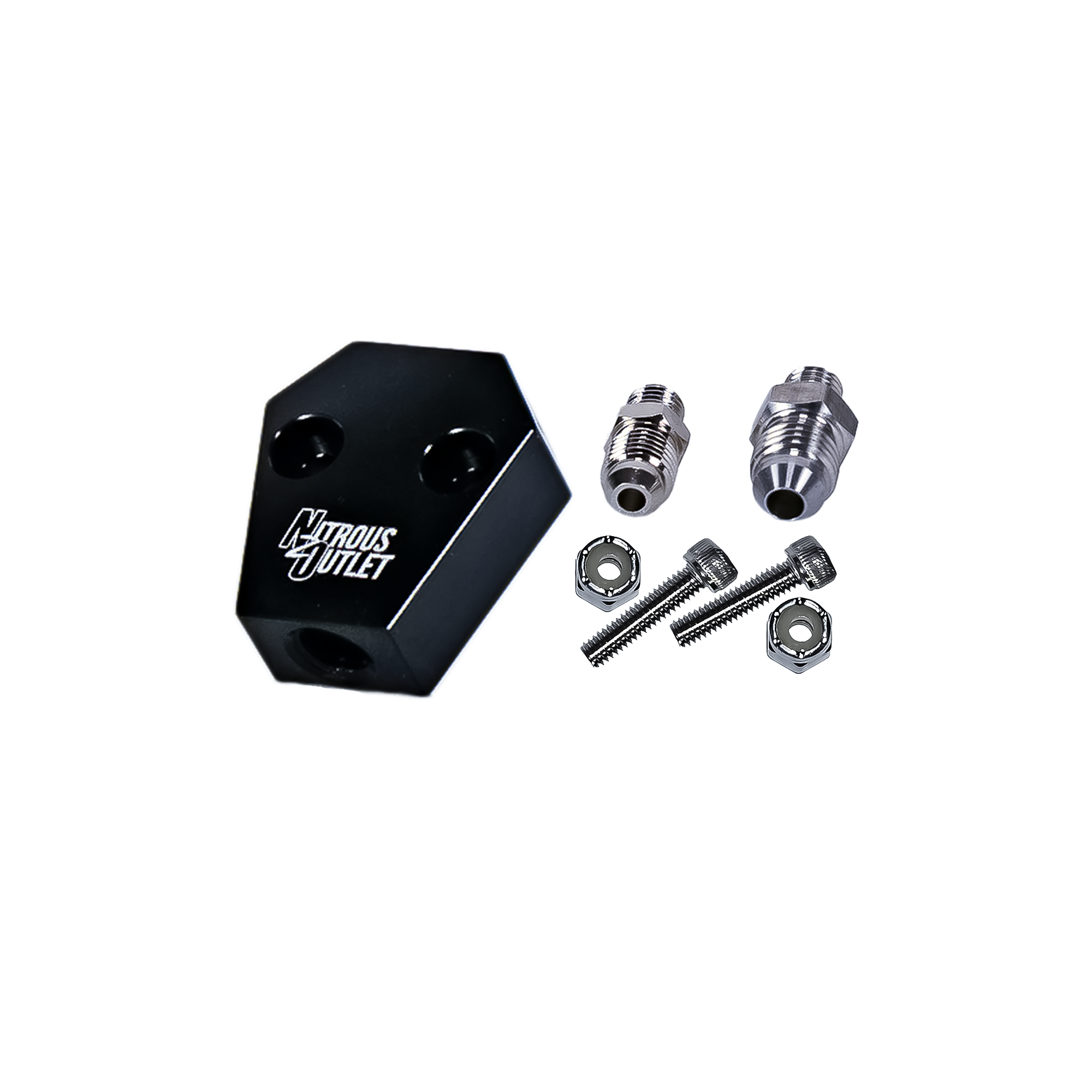 Dual Exit V-Spray Purge Block – Nitrous Outlet