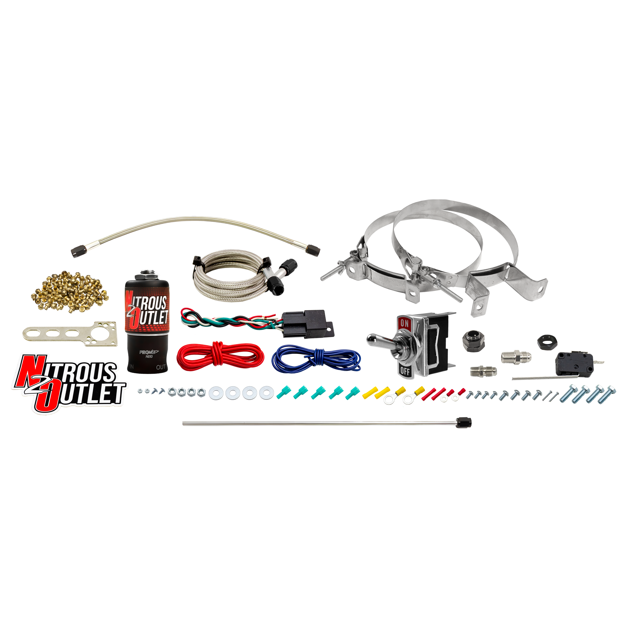 Powersports Single Discharge Hardline Dry Nitrous System – Nitrous Outlet