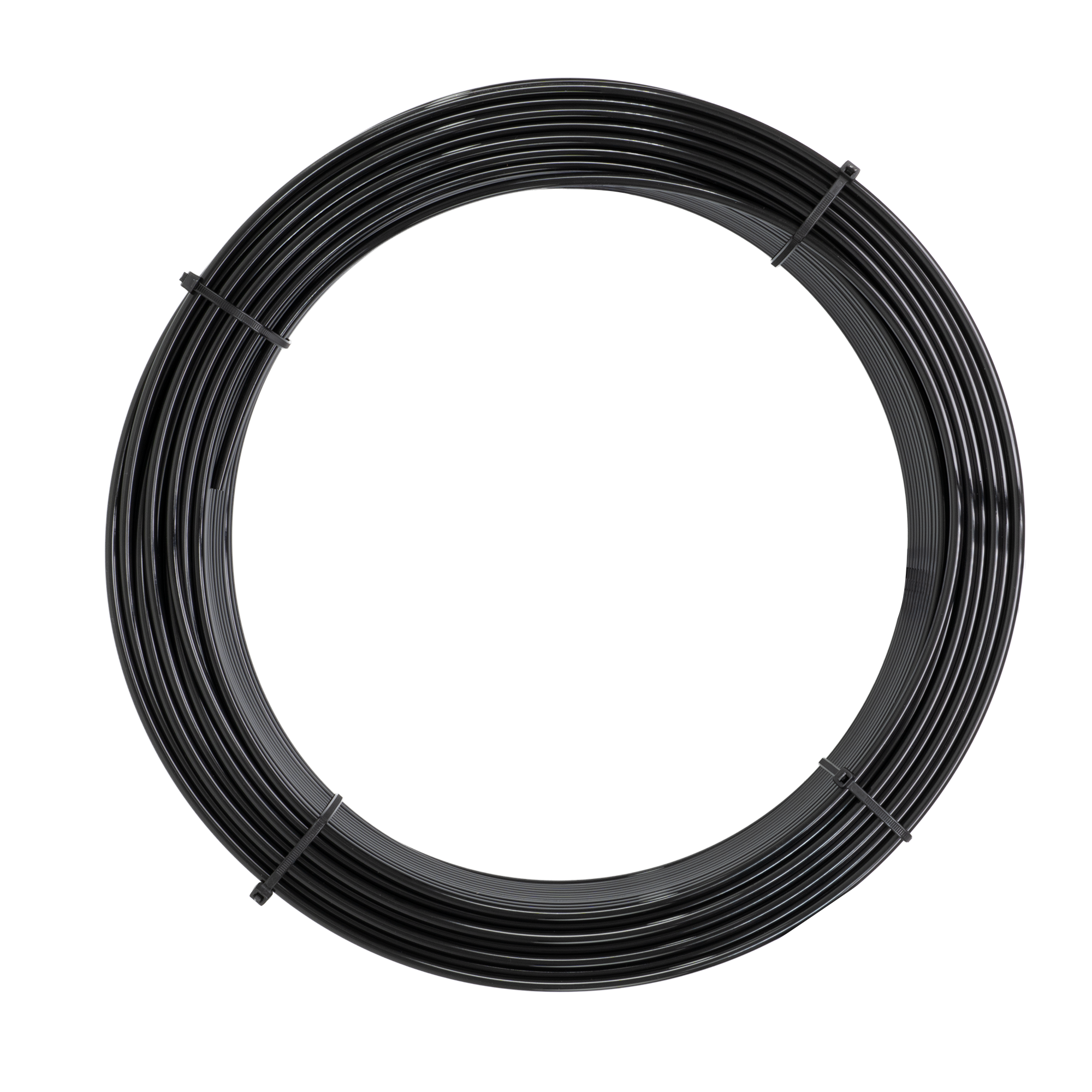 Flo Supply 1/4" High Temp Nylon Tubing - Black / Per Foot – Nitrous Outlet