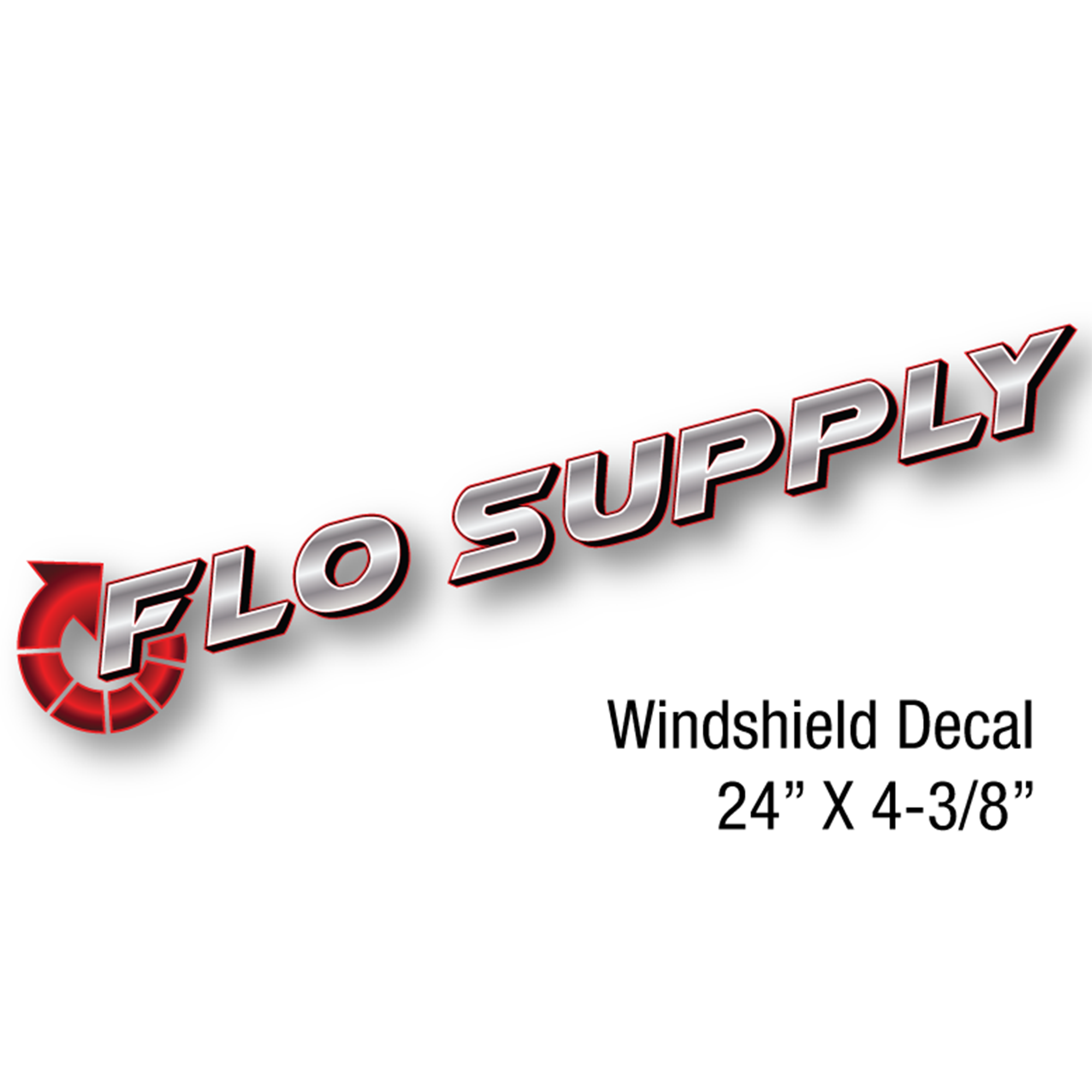 Flo Supply Decal - Die Cut (24" x 4-3/8") – Nitrous Outlet