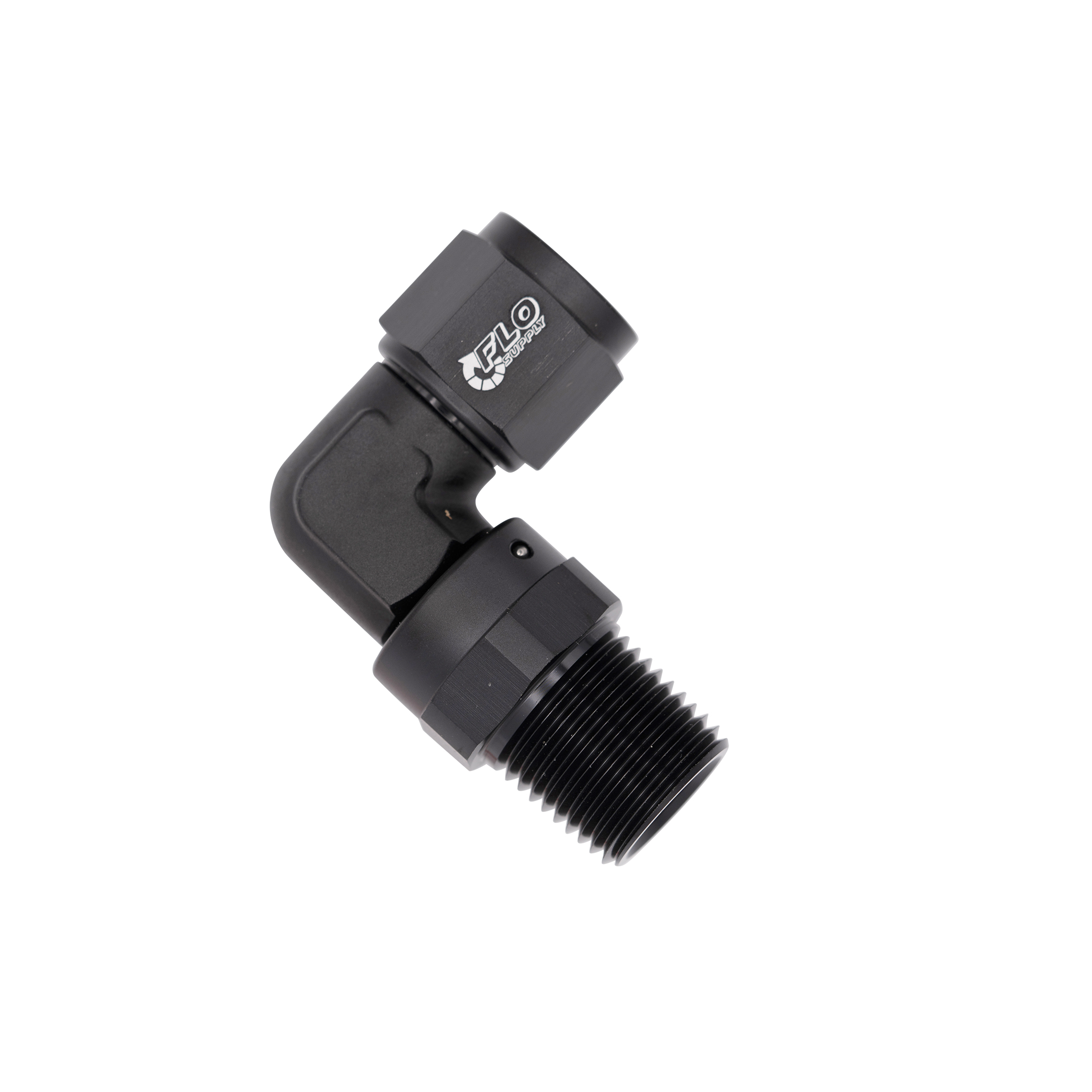 NPT 90 Degree Male To AN Female Swivel Adapter – Nitrous Outlet