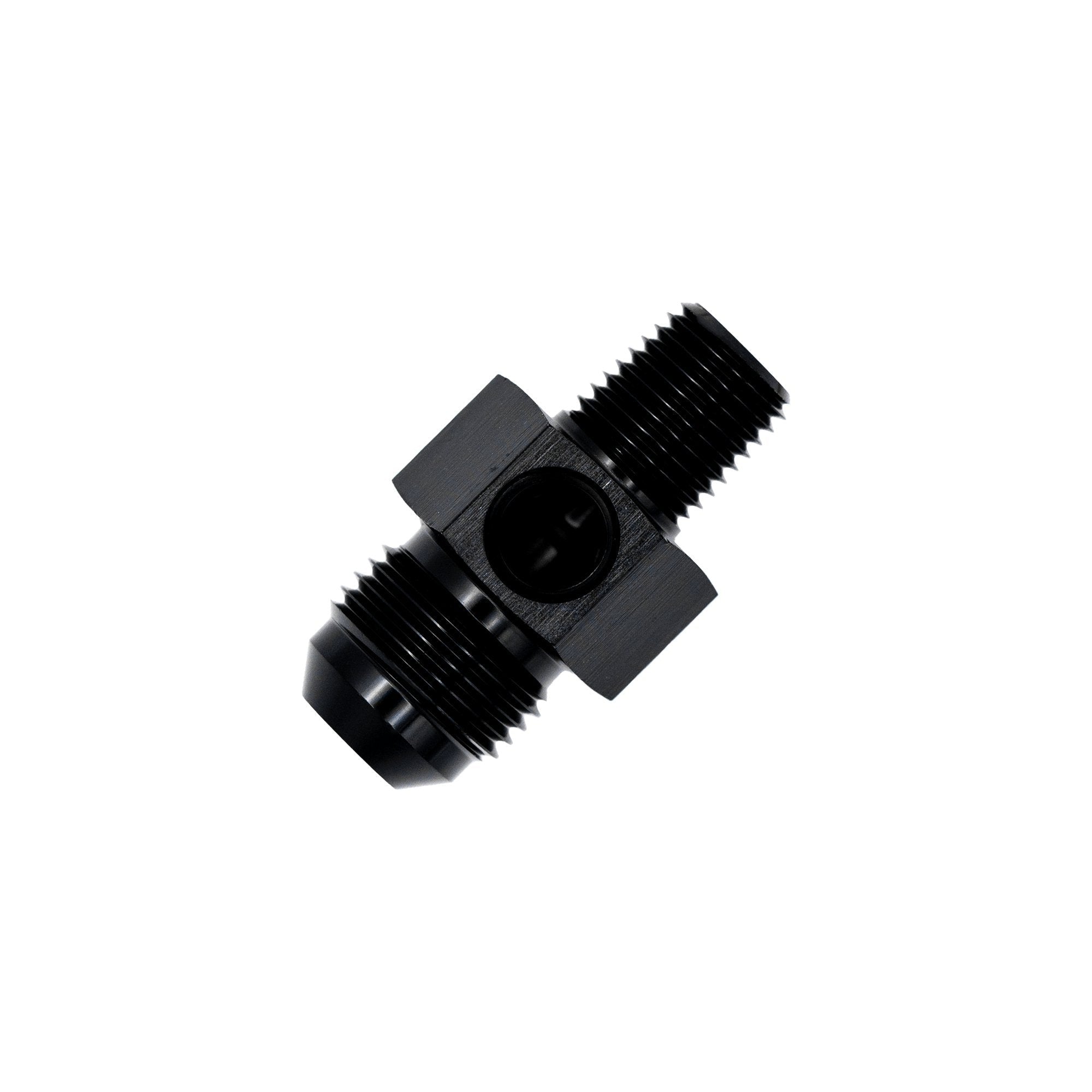 NPT Male To AN Male Adapter with 1/8" NPT Port – Nitrous Outlet