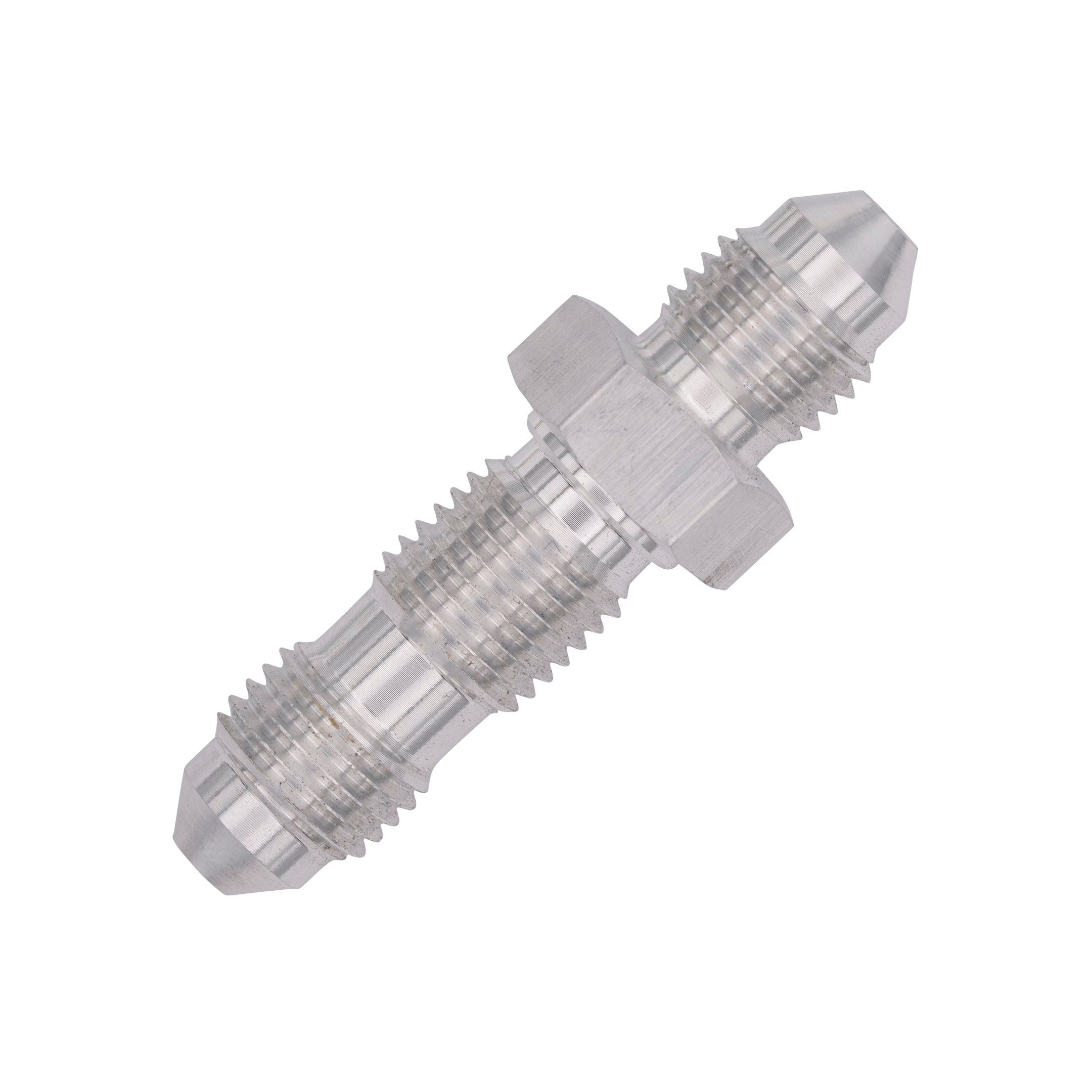 3AN Straight Bulkhead - Bare Aluminum – Nitrous Outlet