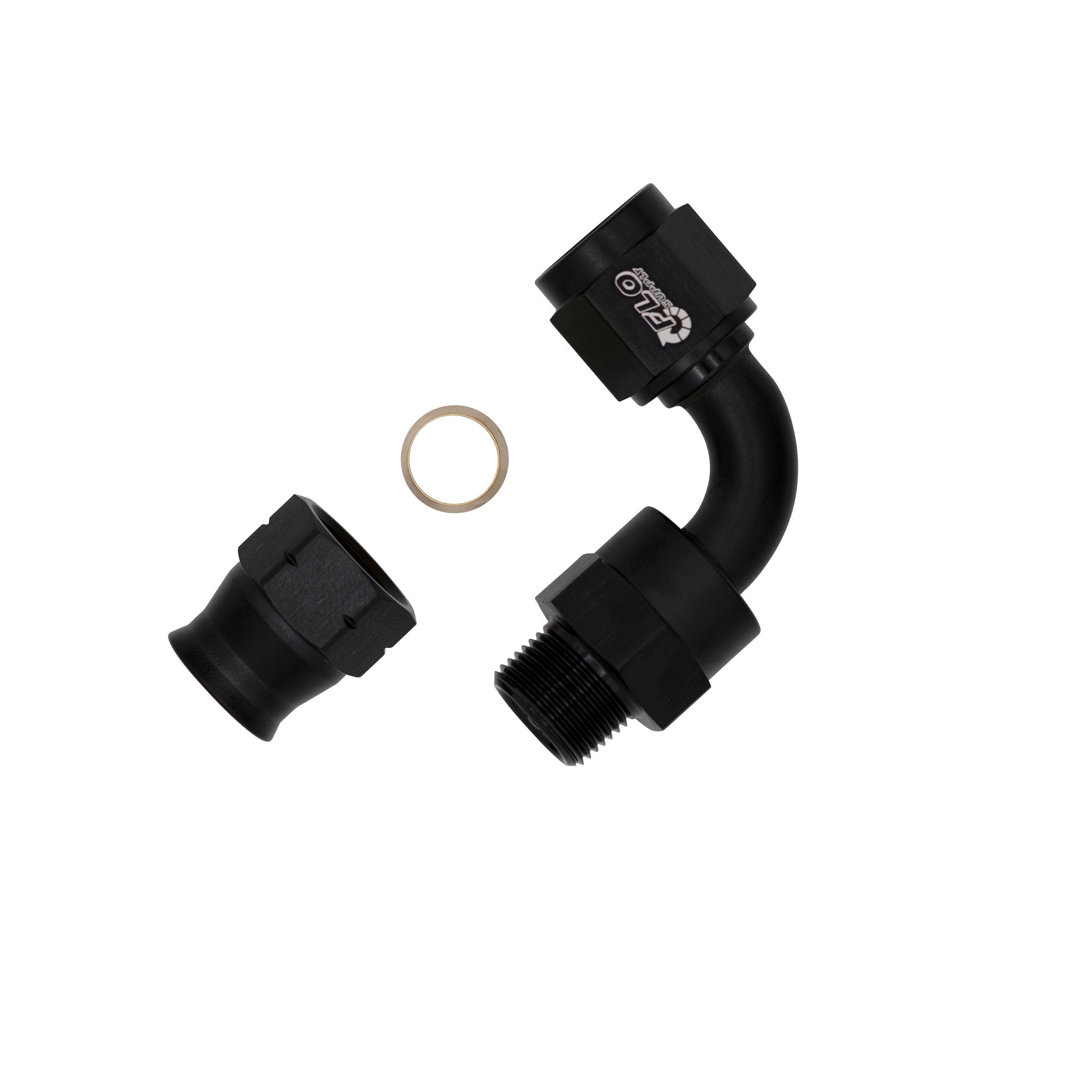 3/8" Tube 90 Degree to 6AN Female Adapter – Nitrous Outlet