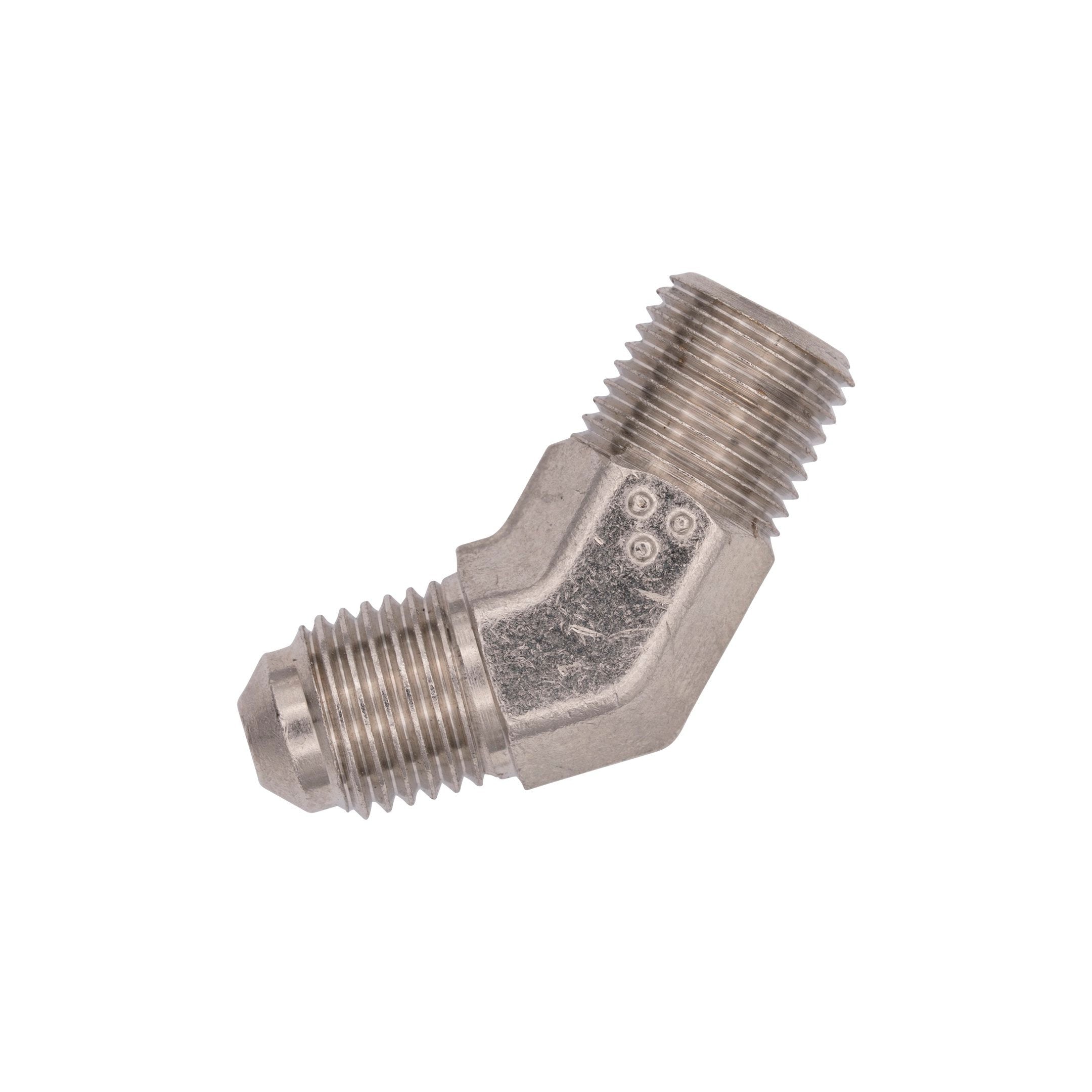 1/8" NPT x 3AN 45 Degree Fitting - Male /Male – Nitrous Outlet